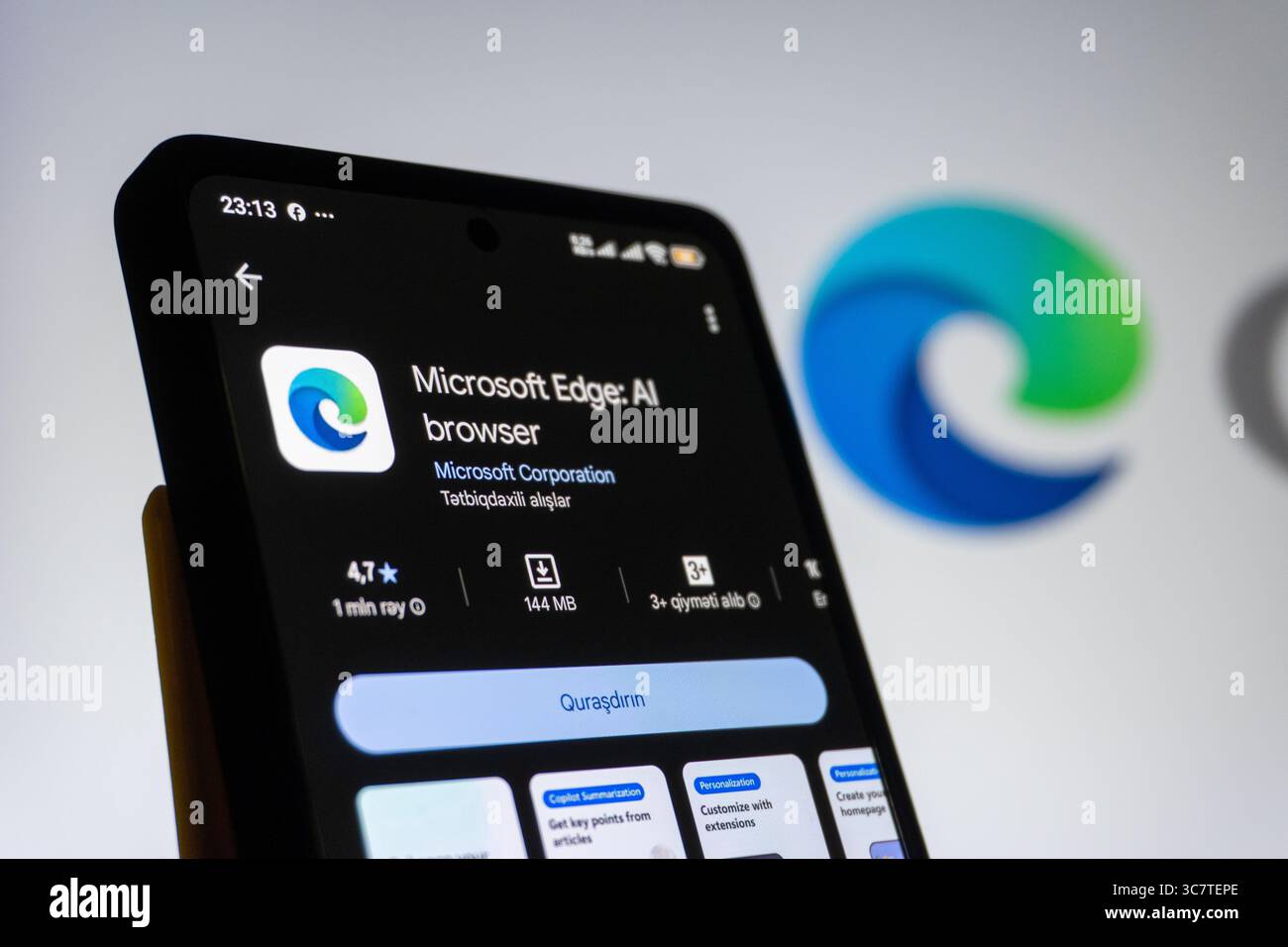Edge app logo hi-res stock photography and images - Alamy