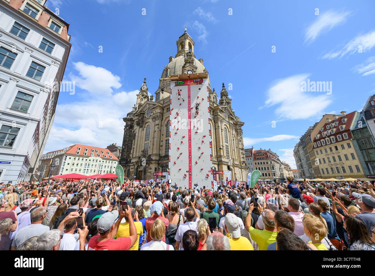 02 August 2025, Saxony, Dresden: Climbing: German Championships, The ...