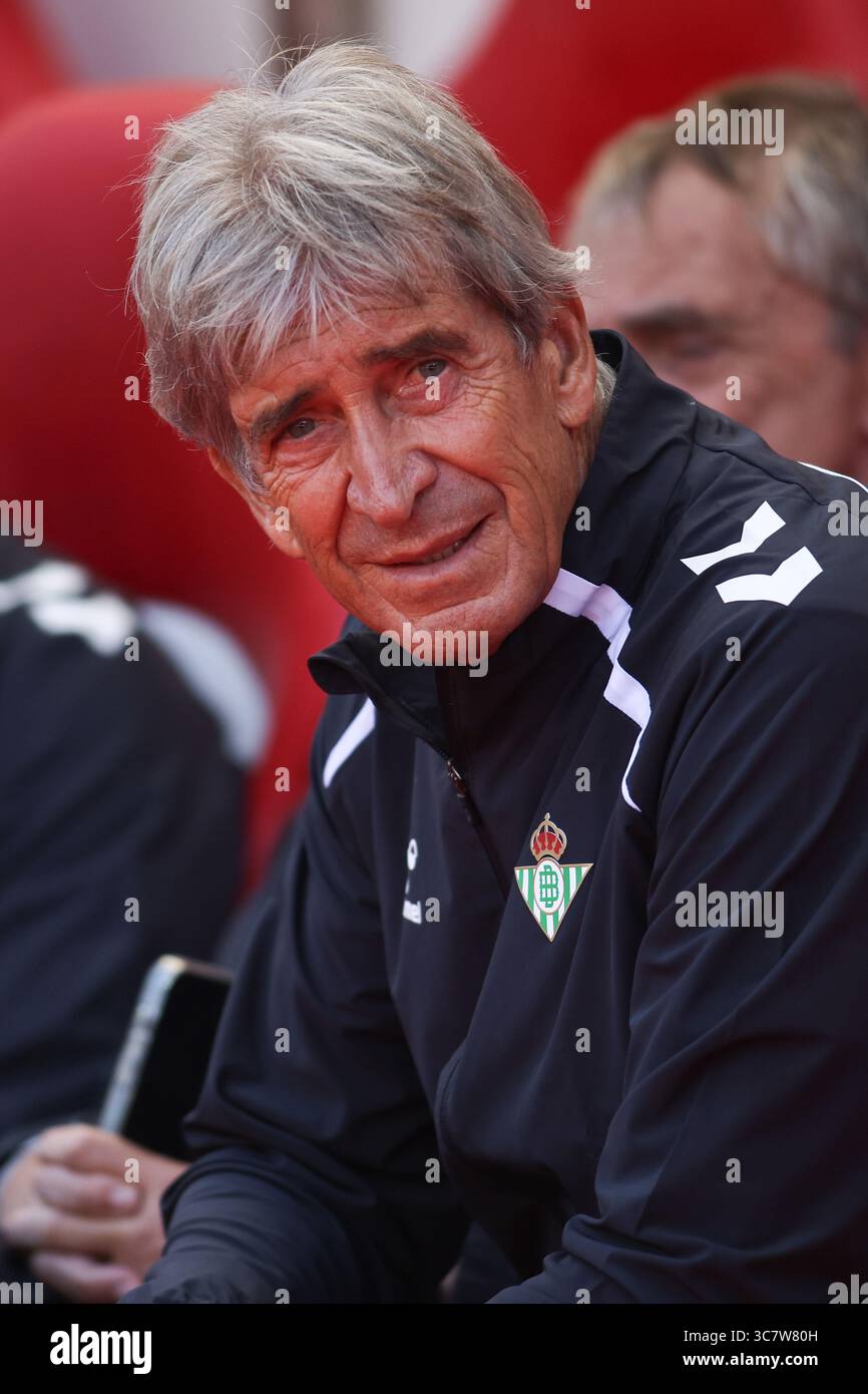 Real Betis Manager Manuel Pellegriniduring the Pre-season Friendly ...