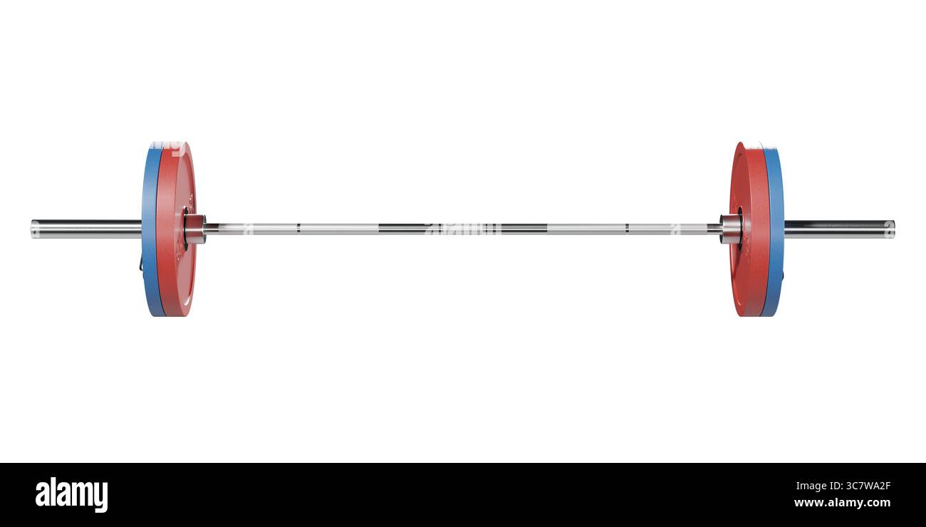Cast Iron Olympic Adjustable Barbell, weightlifting gym equipment ...