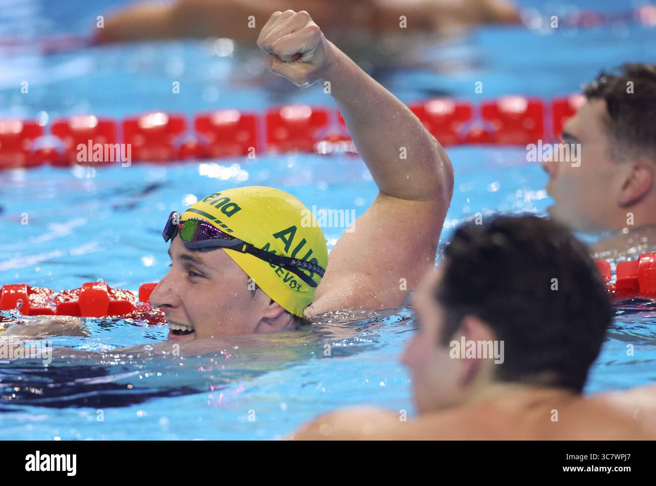 (250802) -- SINGAPORE, Aug. 2, 2025 (Xinhua) -- Cameron McEvoy of ...