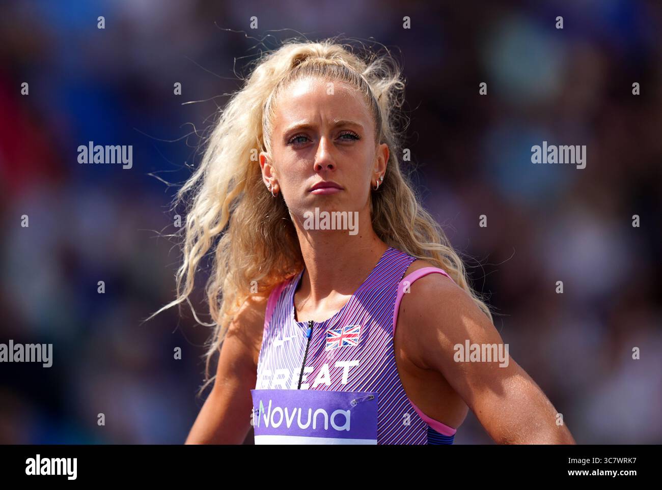 Jemma Reekie in the Women's 800m Heats during day one of the Novuna UK ...