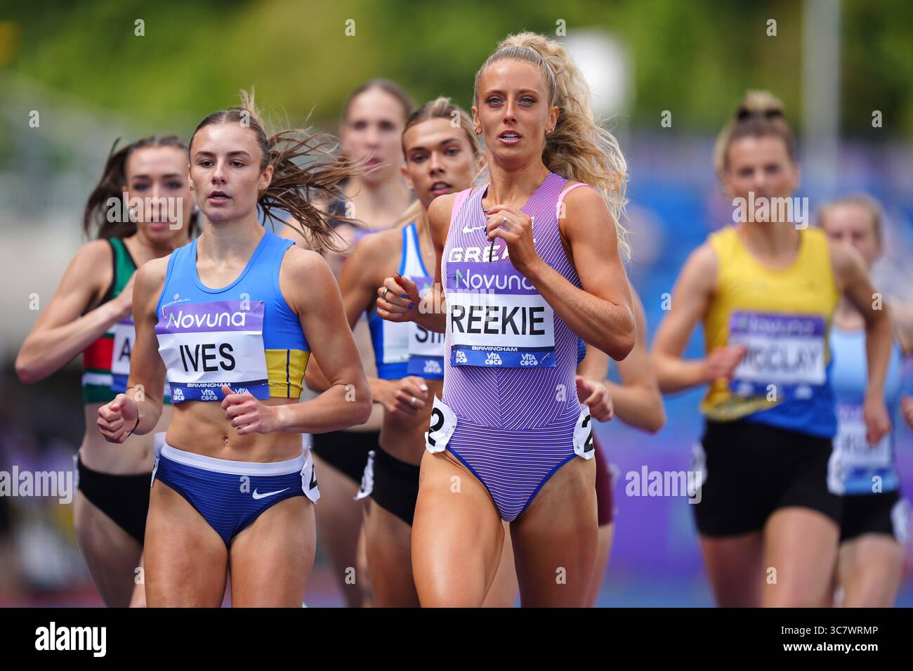 Jemma Reekie in the Women's 800m Heats during day one of the Novuna UK ...