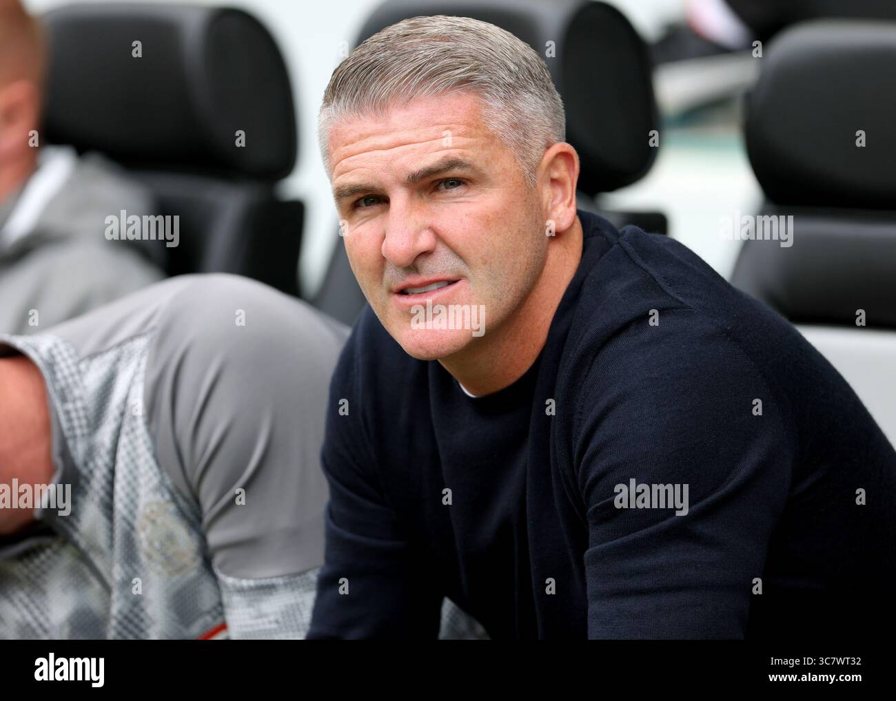 Wigan Athletic manager Ryan Lowe before the Sky Bet League One match at ...
