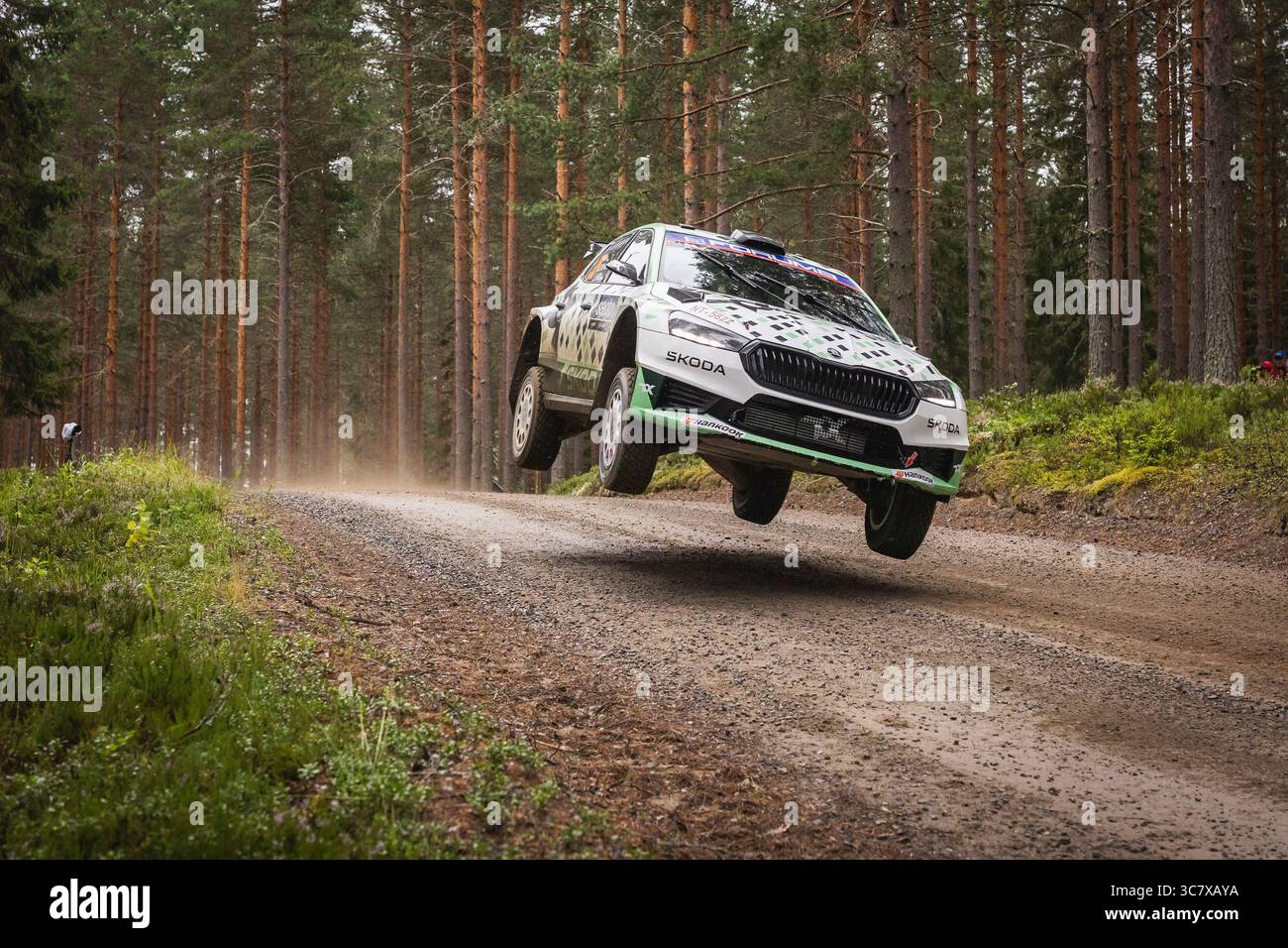 35 Robert VIRVES, Jakko VIILO, Skoda Fabia RS Rally2, action during the ...