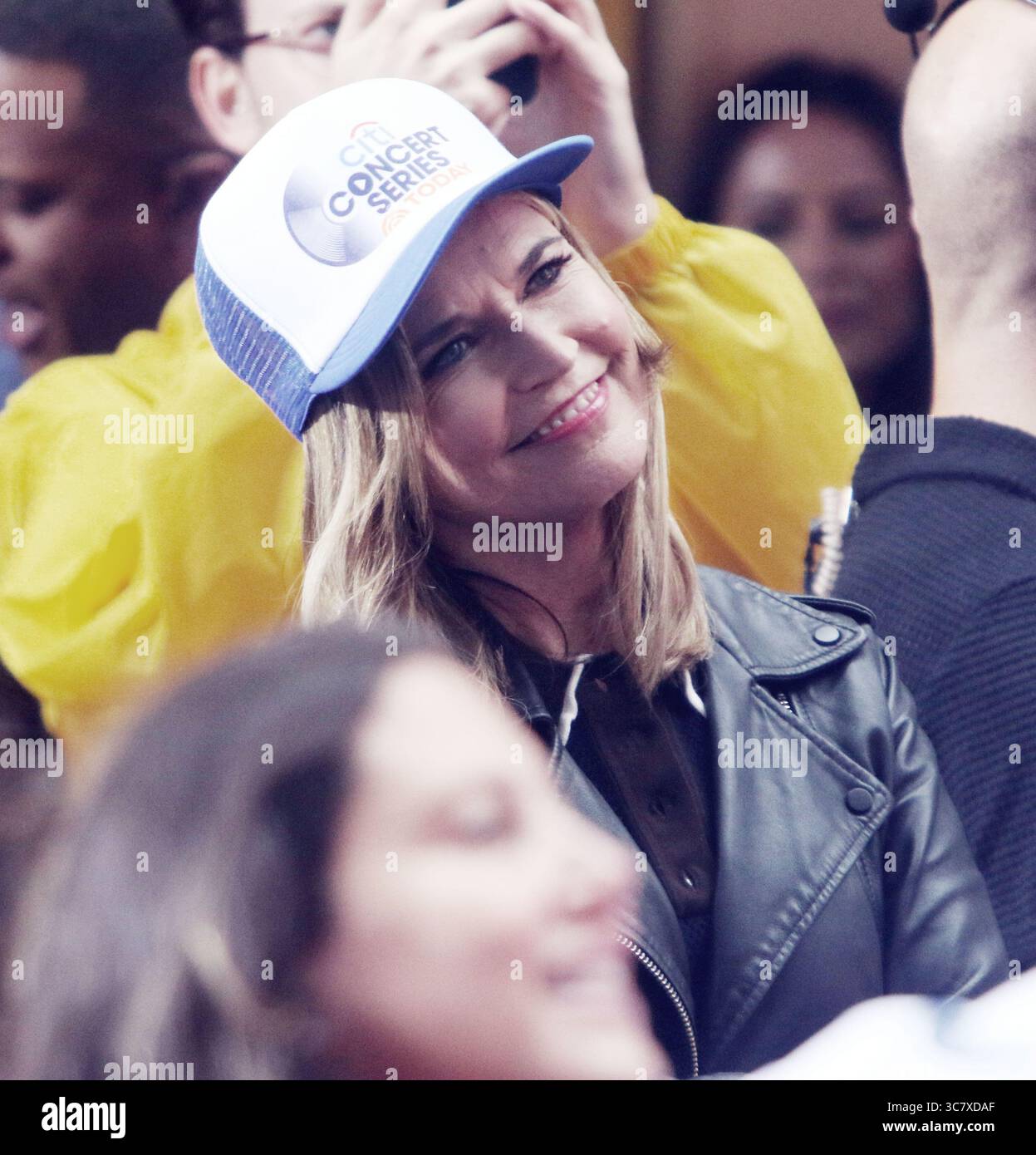 New York, NY August 01, 2025: Savannah Guthrie on Today Citi Concert ...