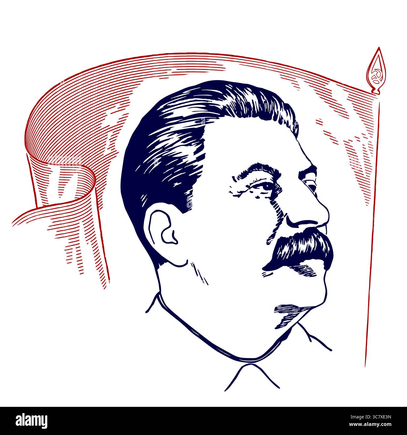 Joseph stalin Stock Vector Images - Alamy