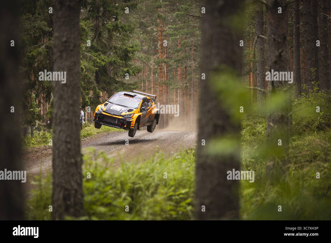 42 Georg LINNAMÃ?E, James MORGAN, Toyota Yaris Rally2, action during ...