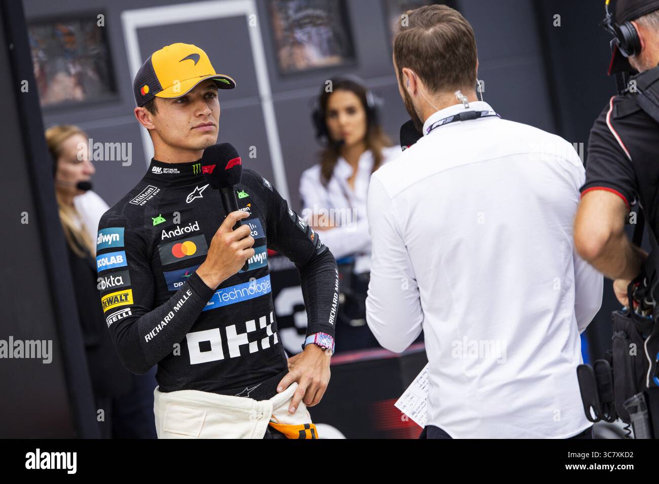 NORRIS Lando (gbr), McLaren F1 Team MCL39, portrait during the 2025 Formula 1 Lenovo Hungarian ...