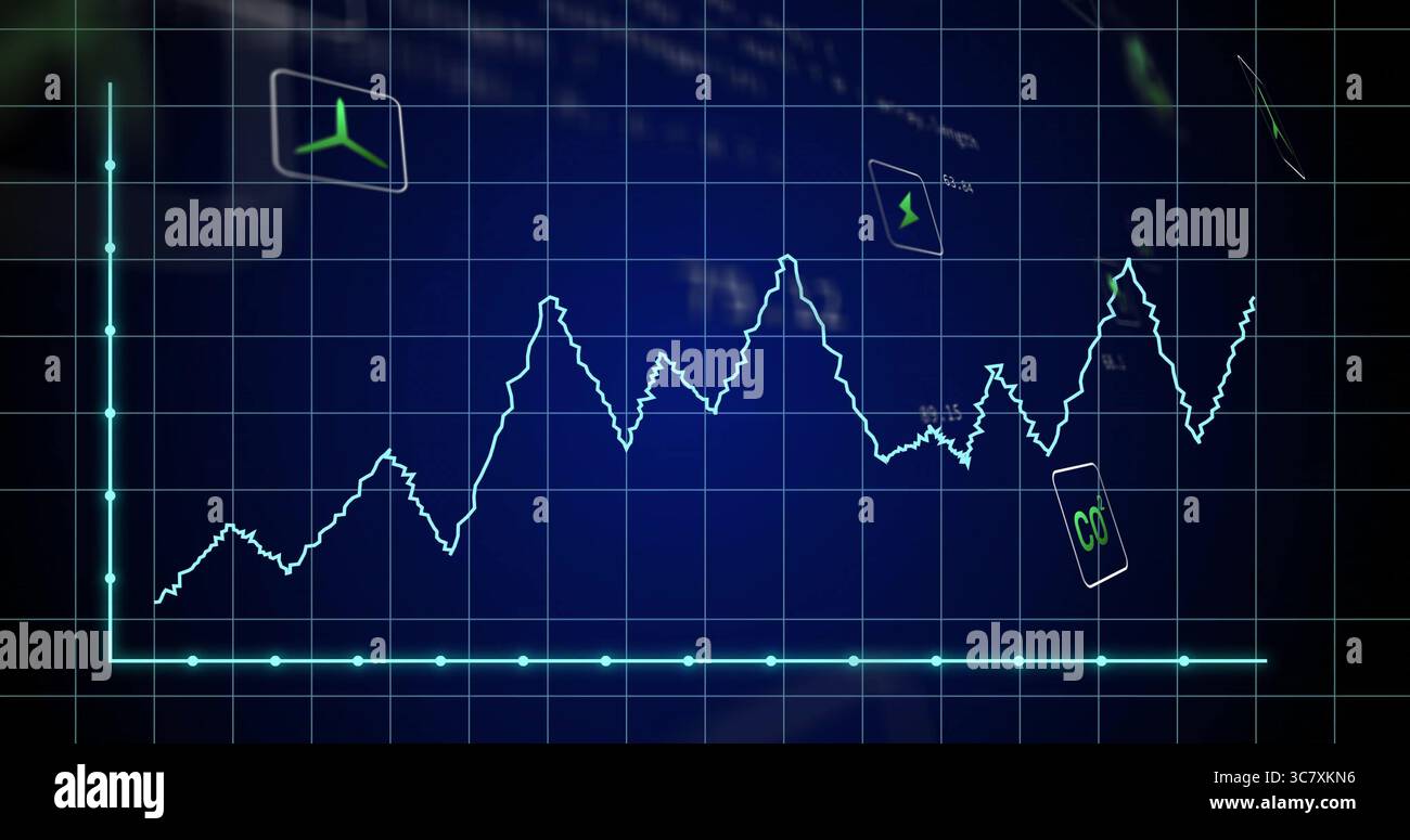 Jagged blue lightning bolt icons hi-res stock photography and images ...