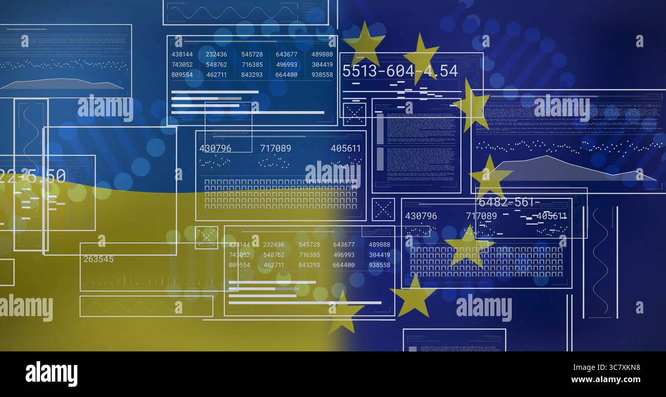 Overlaying interface windows showing hi-res stock photography and images - Alamy