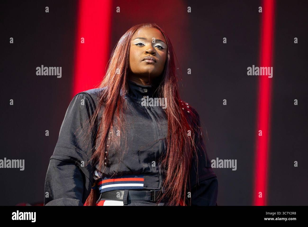 Chicago, USA. 01st Aug, 2025. Singer Amaarae (Ama Serwah Genfi) during ...