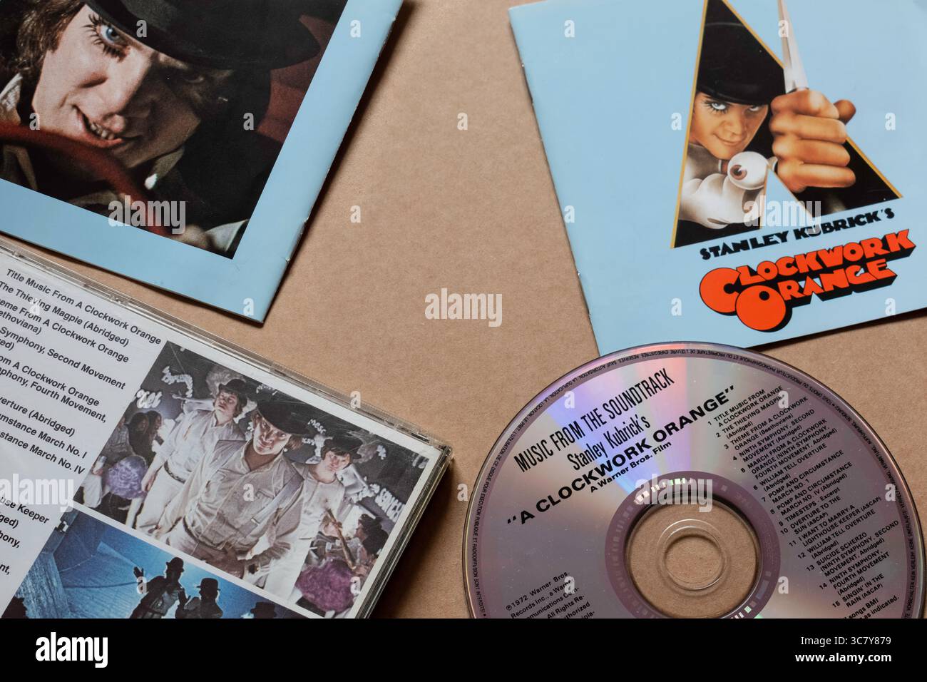 'A Clockwork Orange' movie soundtrack CD with album cover and inserts ...