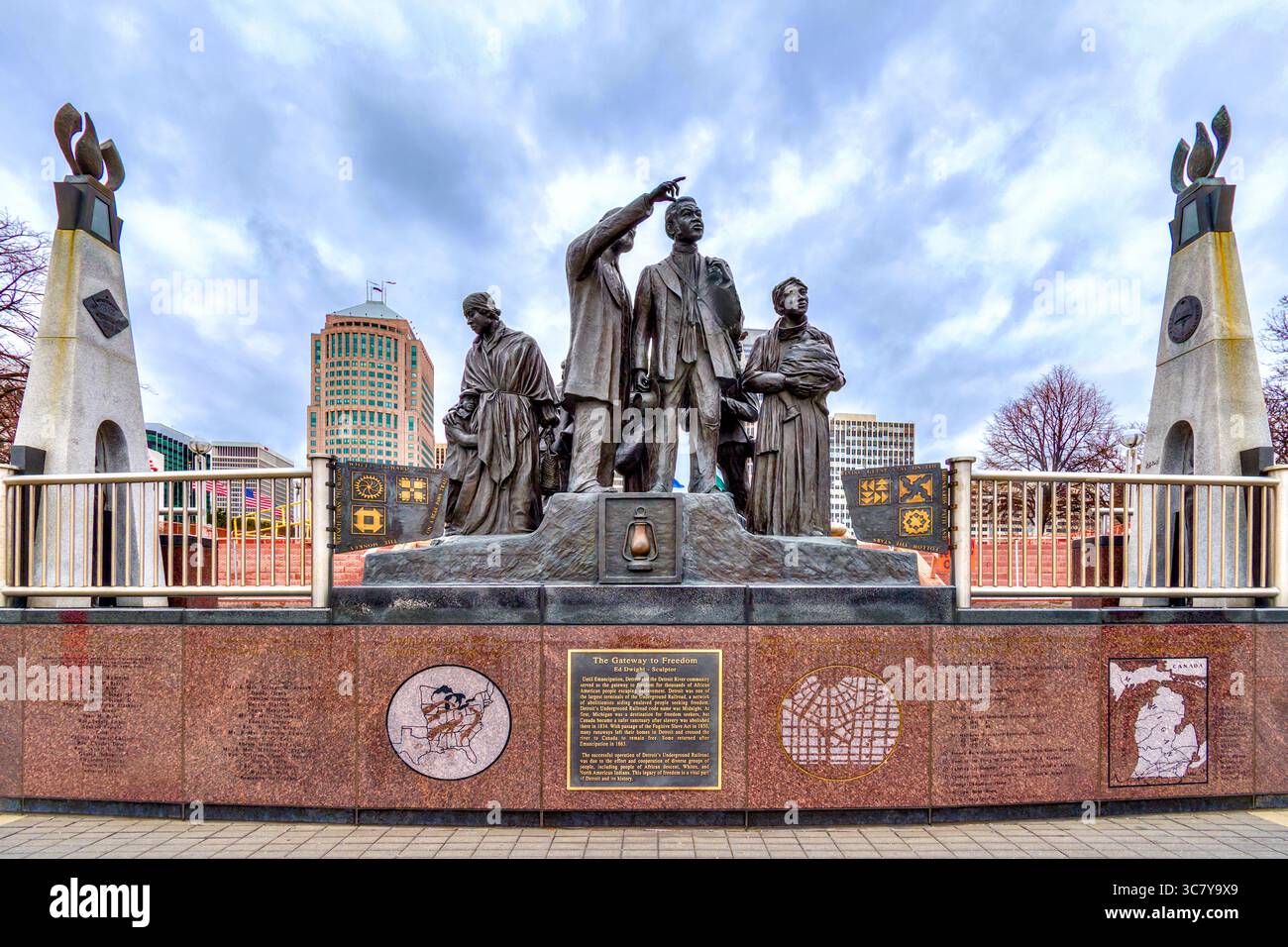 "The Gateway to Freedom" monument, an international memorial to the ...