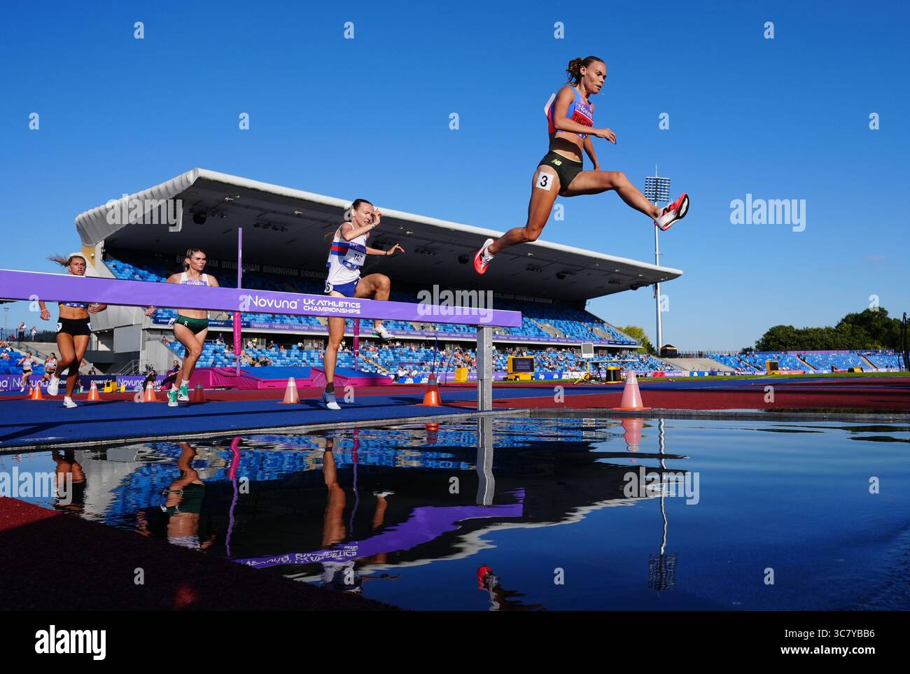 Elise Thorner in the Women's 3000m Steeplechase Final during day one of ...