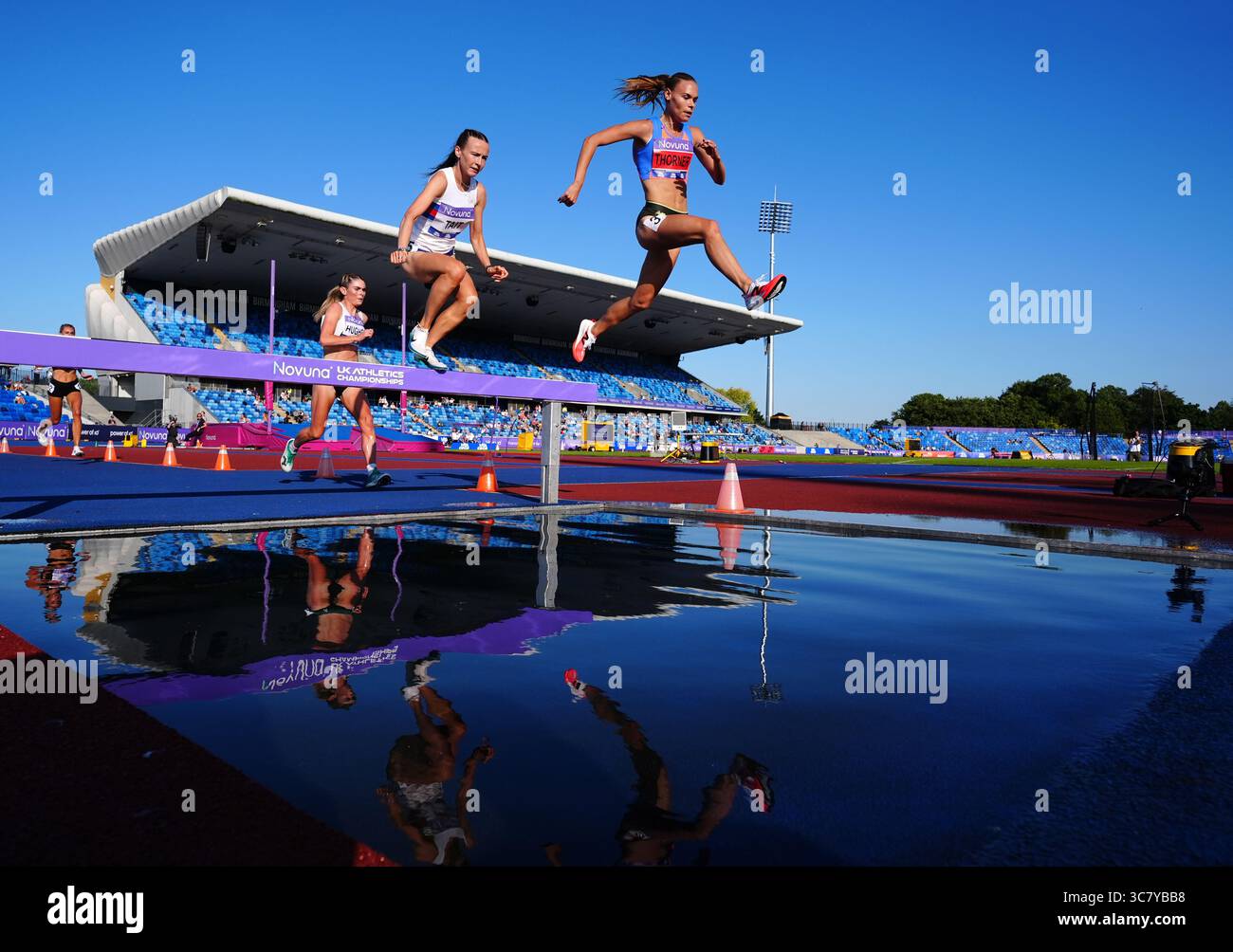 Elise Thorner in the Women's 3000m Steeplechase Final during day one of ...