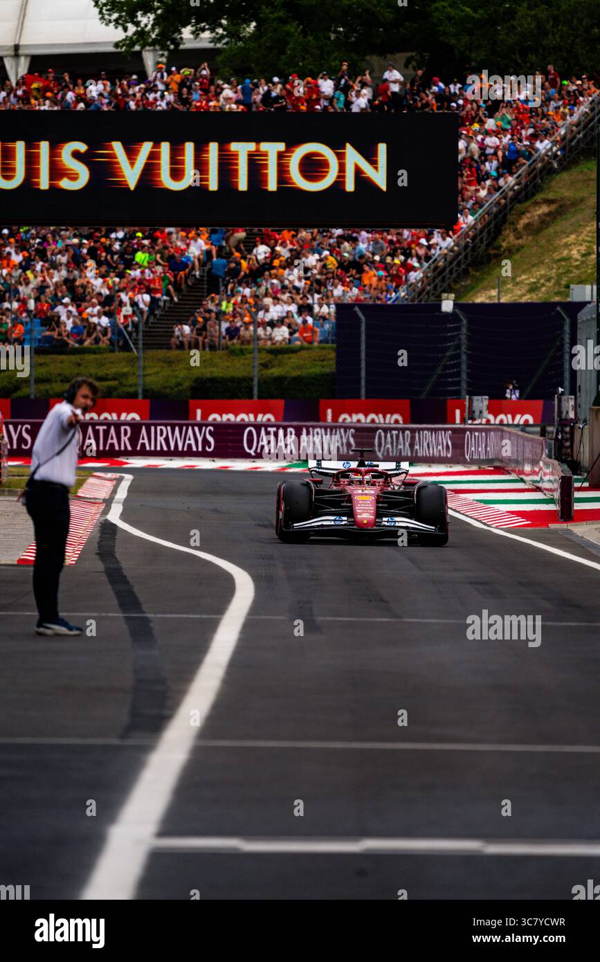 Budapest, Hungary. 02nd Aug, 2025. Scuderia Ferrari HP F1 Team's ...