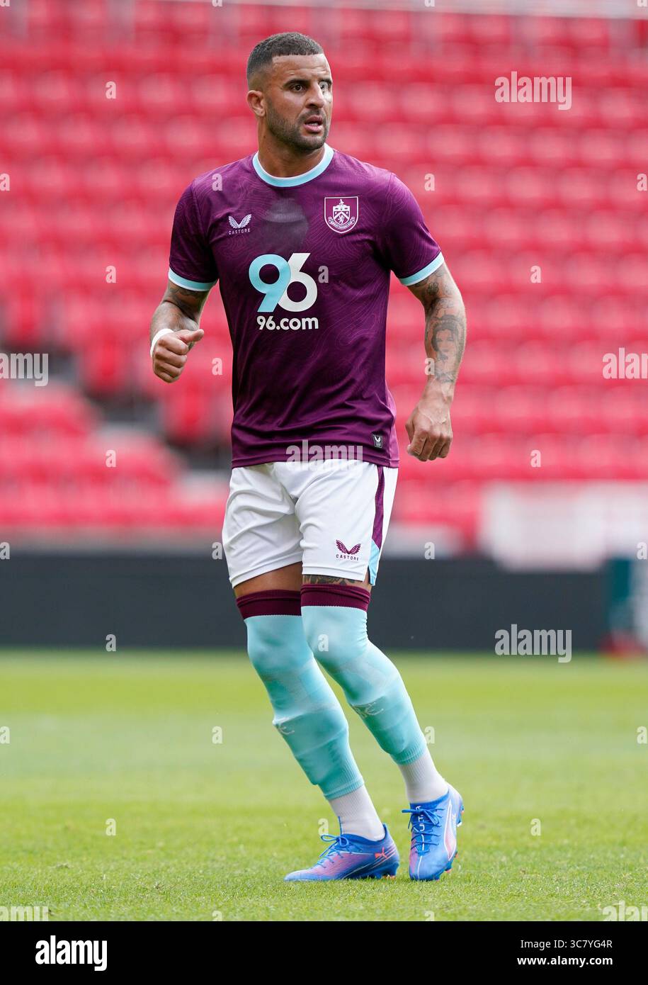 Stoke, England, 2nd August 2025. Kyle Walker of Burnley during the ...