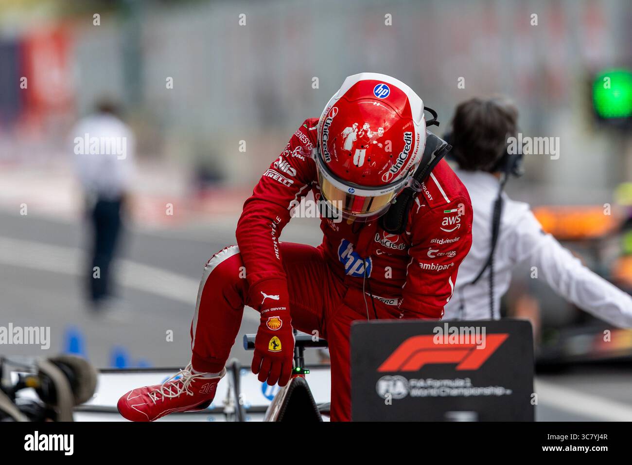 Charles Leclerc (Scuderia Ferrari HP F1 Team, Monaco, #16) , HUN ...