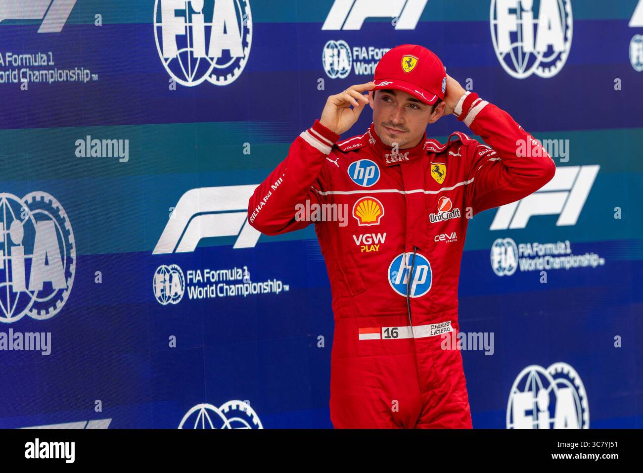 Charles Leclerc (Scuderia Ferrari HP F1 Team, Monaco, #16), HUN, Formel ...