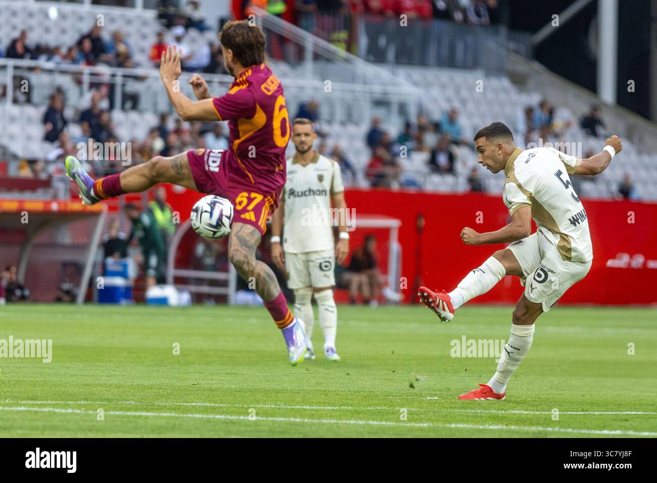 Andrija BULATOVIC of Lens during the Friendly football match between RC ...