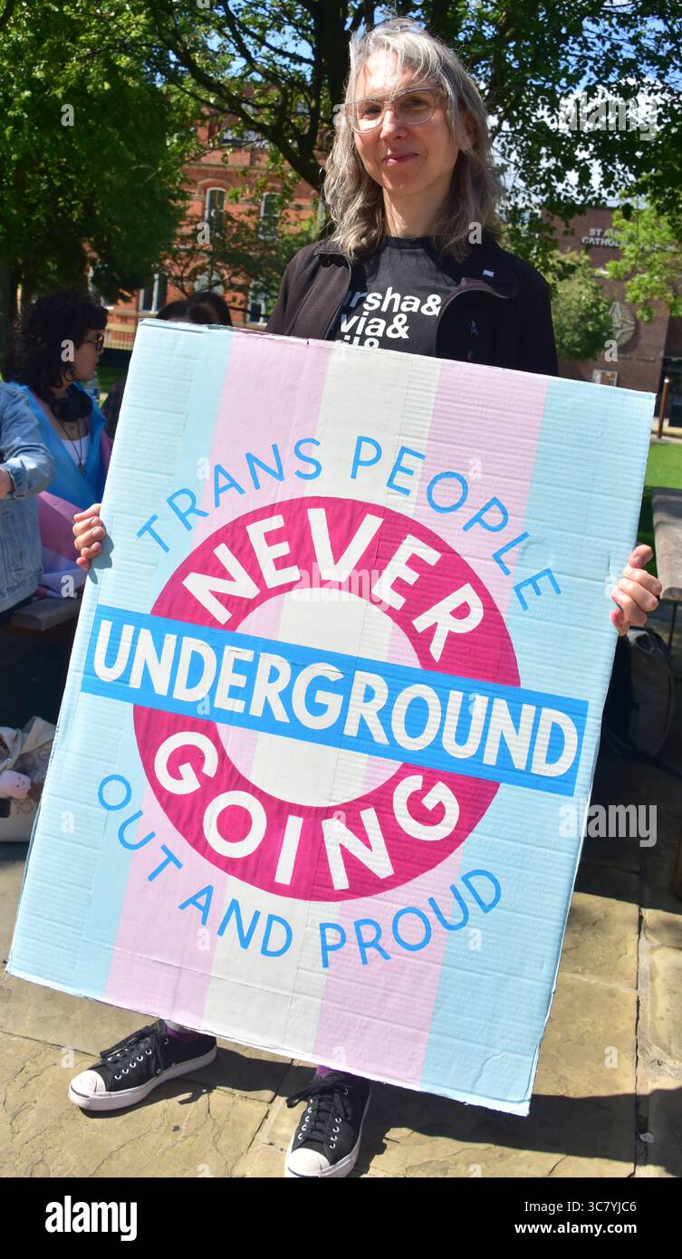 Manchester, UK, 2nd August, 2025. Participants in the Trans Pride ...