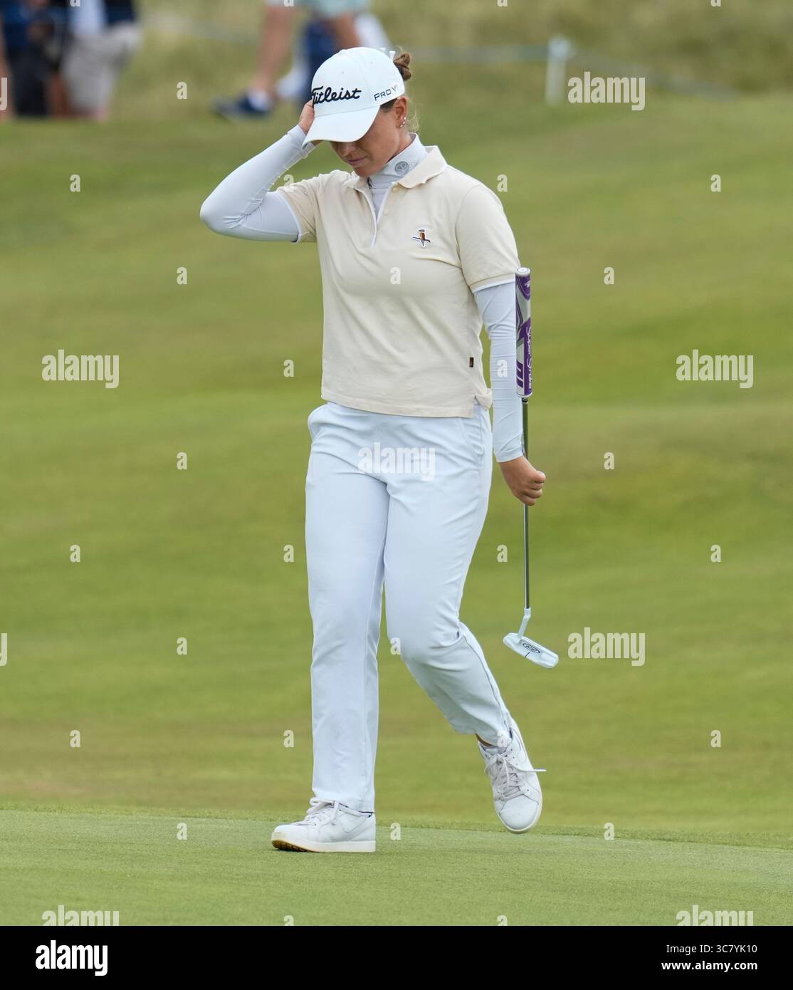 Porthcawl,UK, 02 Aug 2025 Steph Kyriacou during the AIG Womens Open ...