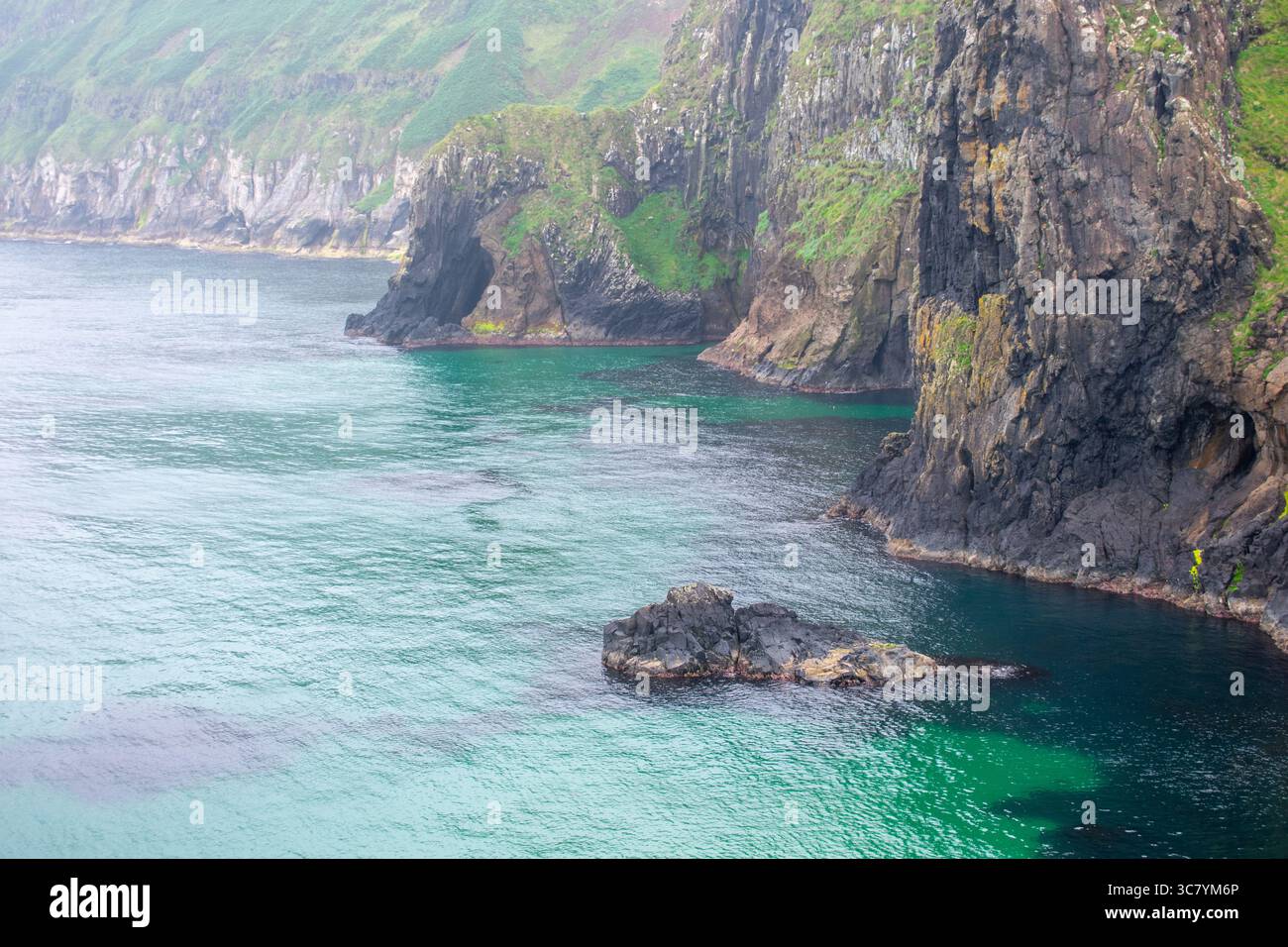 Carrick-a-Rede Rope Bridge is a famous rope bridge near Ballintoy in ...