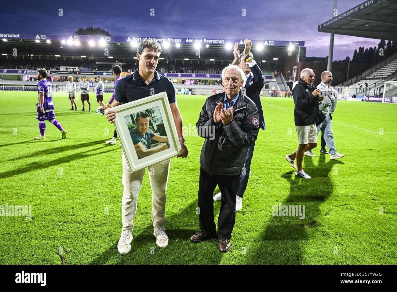 Grandson Gilian Steenackers and the father of Marc Steenackers, Smeddy ...
