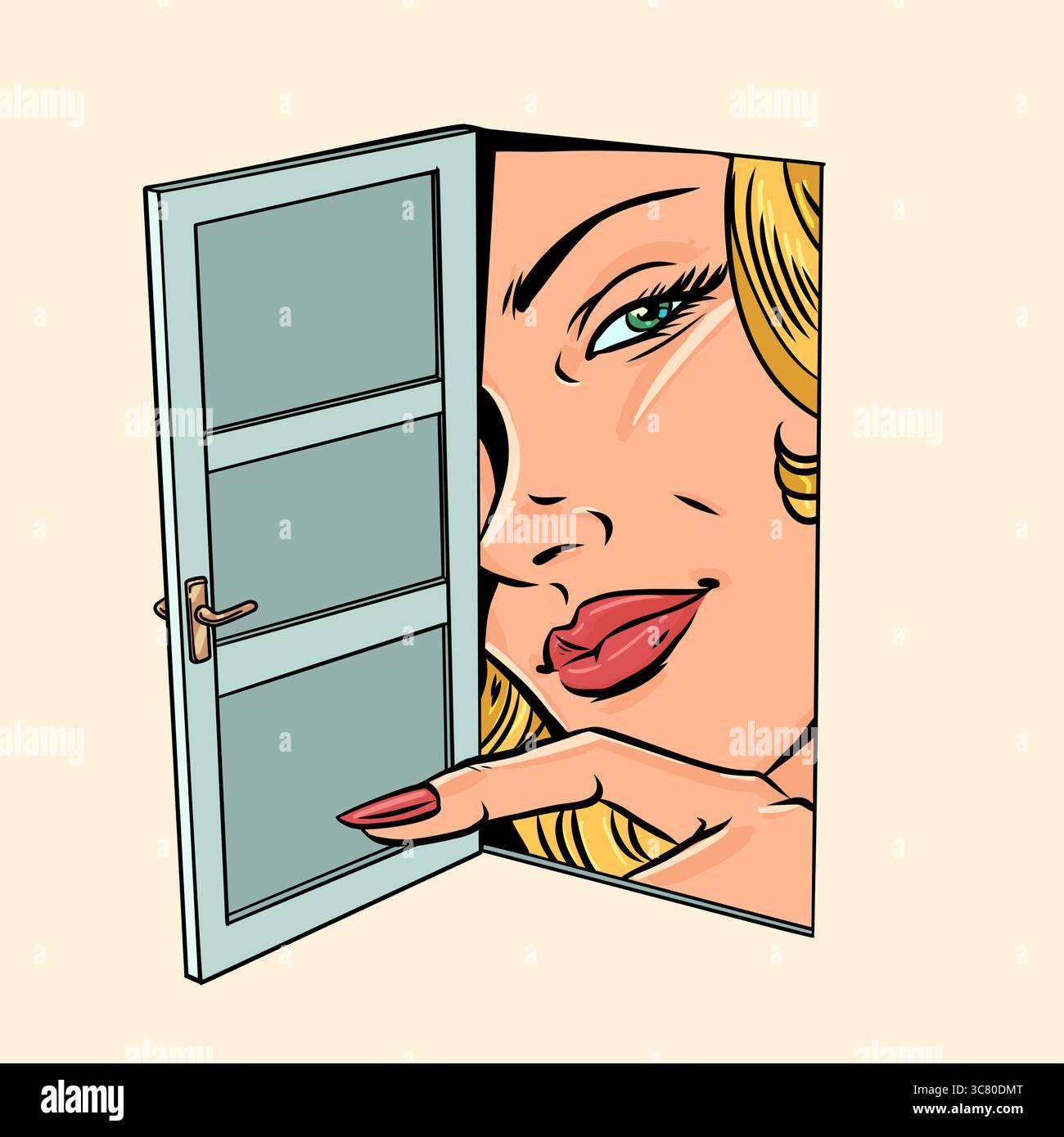Data entry woman Stock Vector Images - Alamy