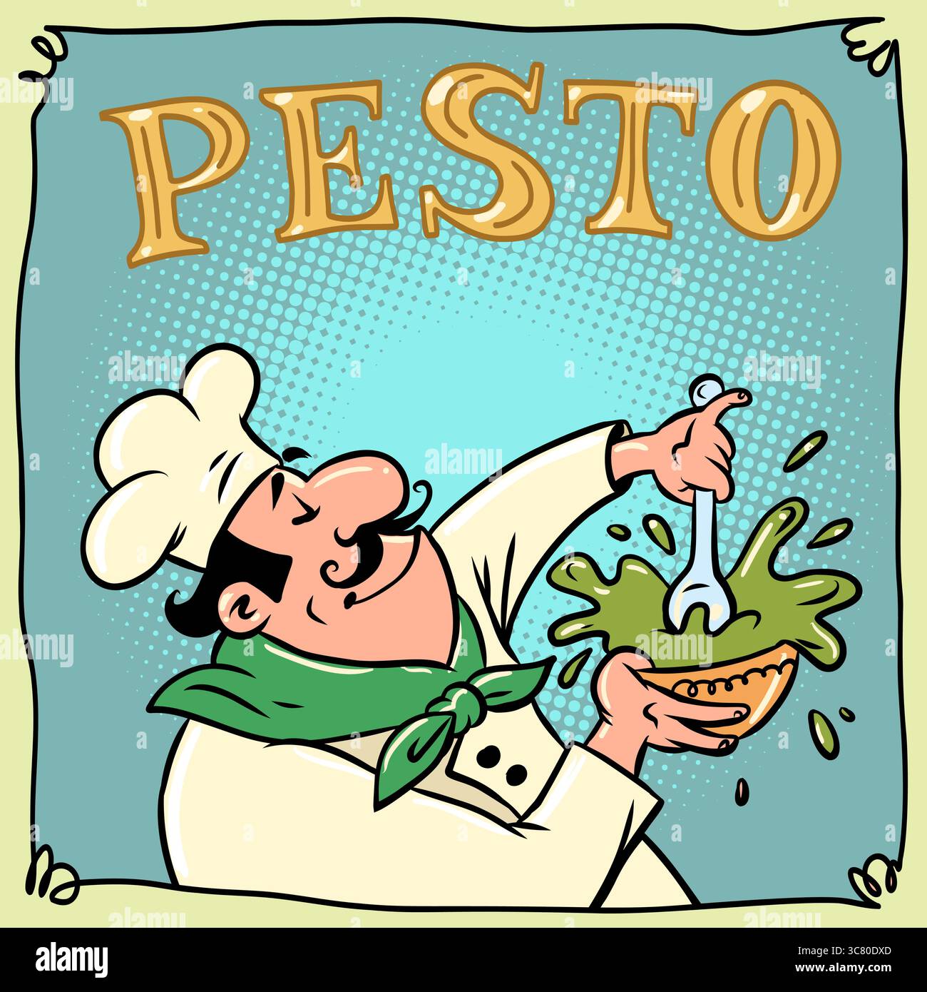 Making sauce Stock Vector Images - Alamy