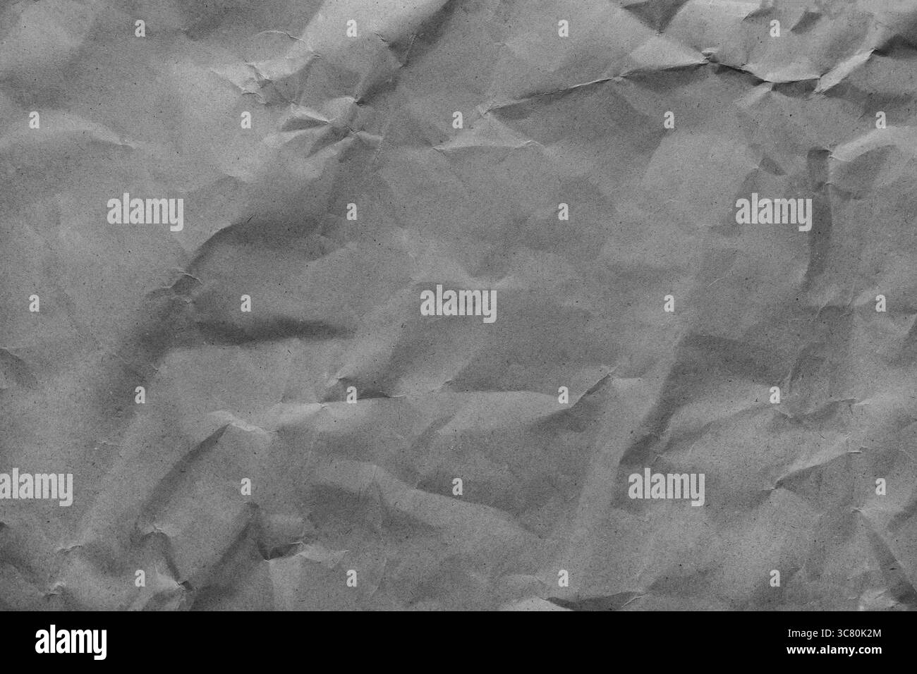 Recycled crumpled gray colored paper texture. Wrinkled craft paper ...