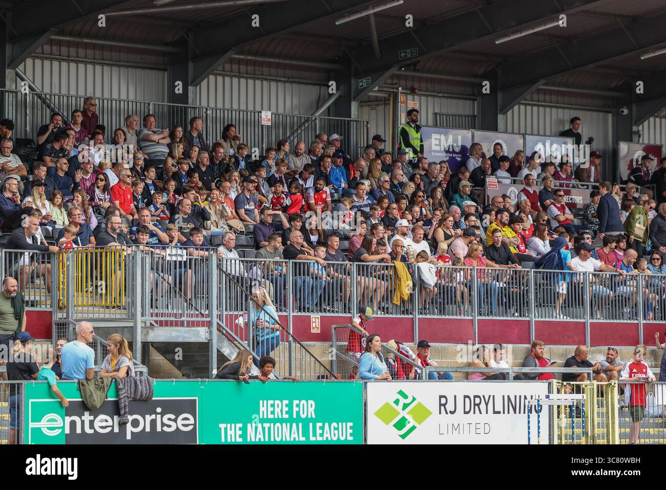 General view of Melbourne Stadium during the match between Chelmsford ...