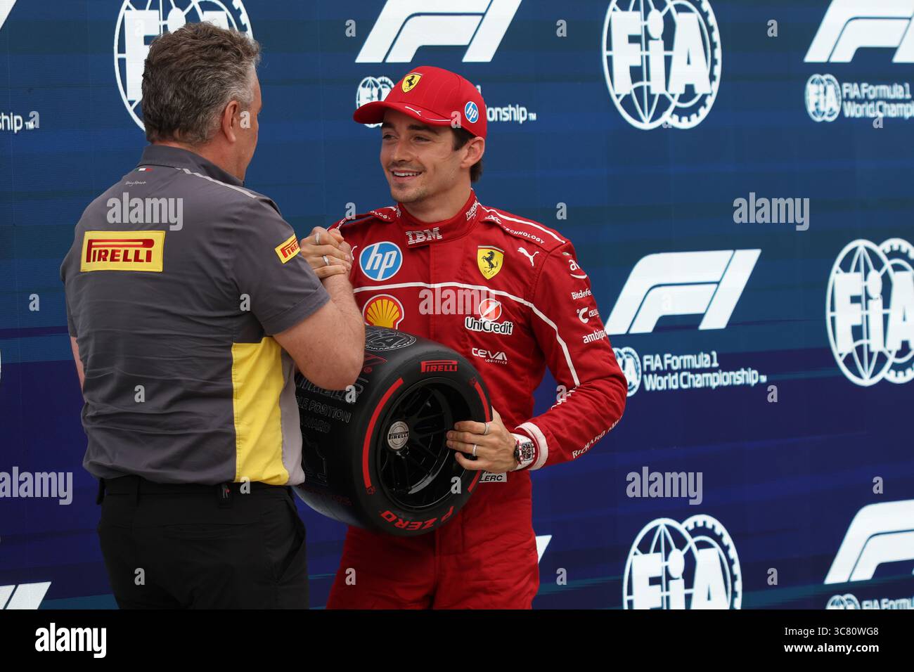 #16 Charles Leclerc (MCO) Scuderia Ferrari HP (ITA) SF25/Ferrari during ...
