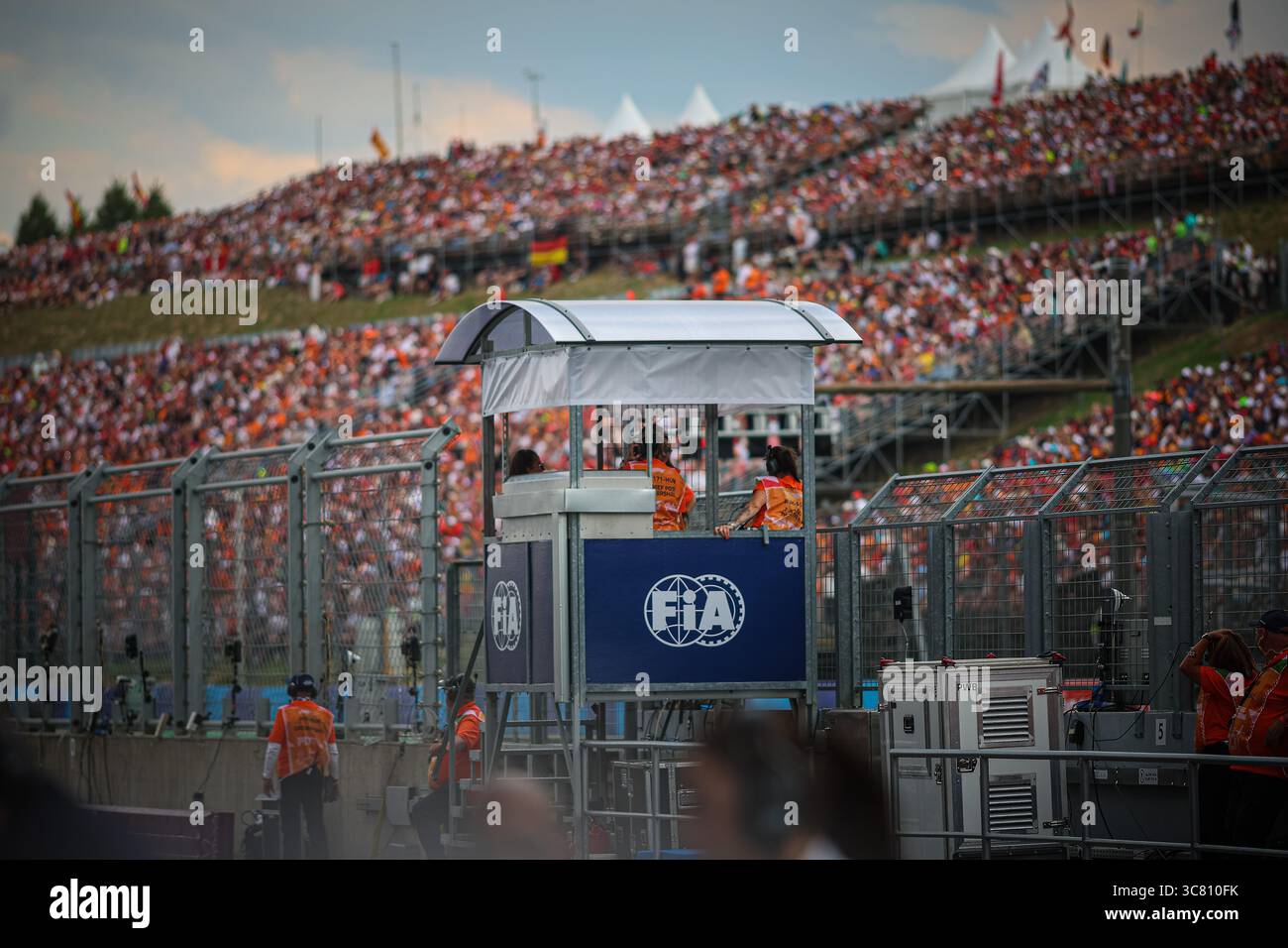 Hungaroring Track detail, during the Hungarian GP, Budapest 31 July-4 ...