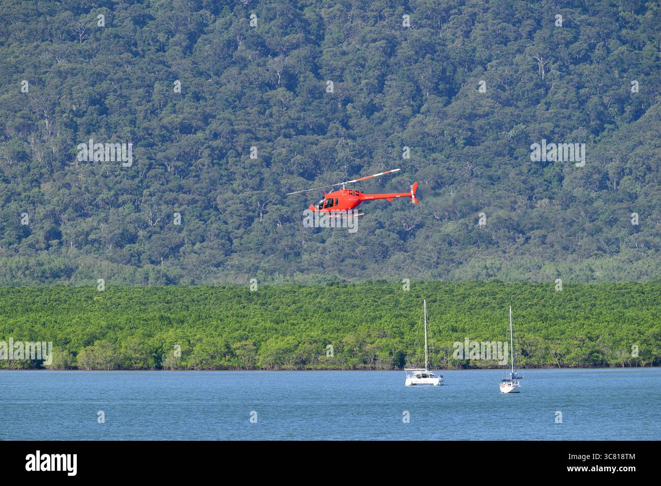 Cairns, Queensland, Australia - July 2025: Sightseeing helicopter ...