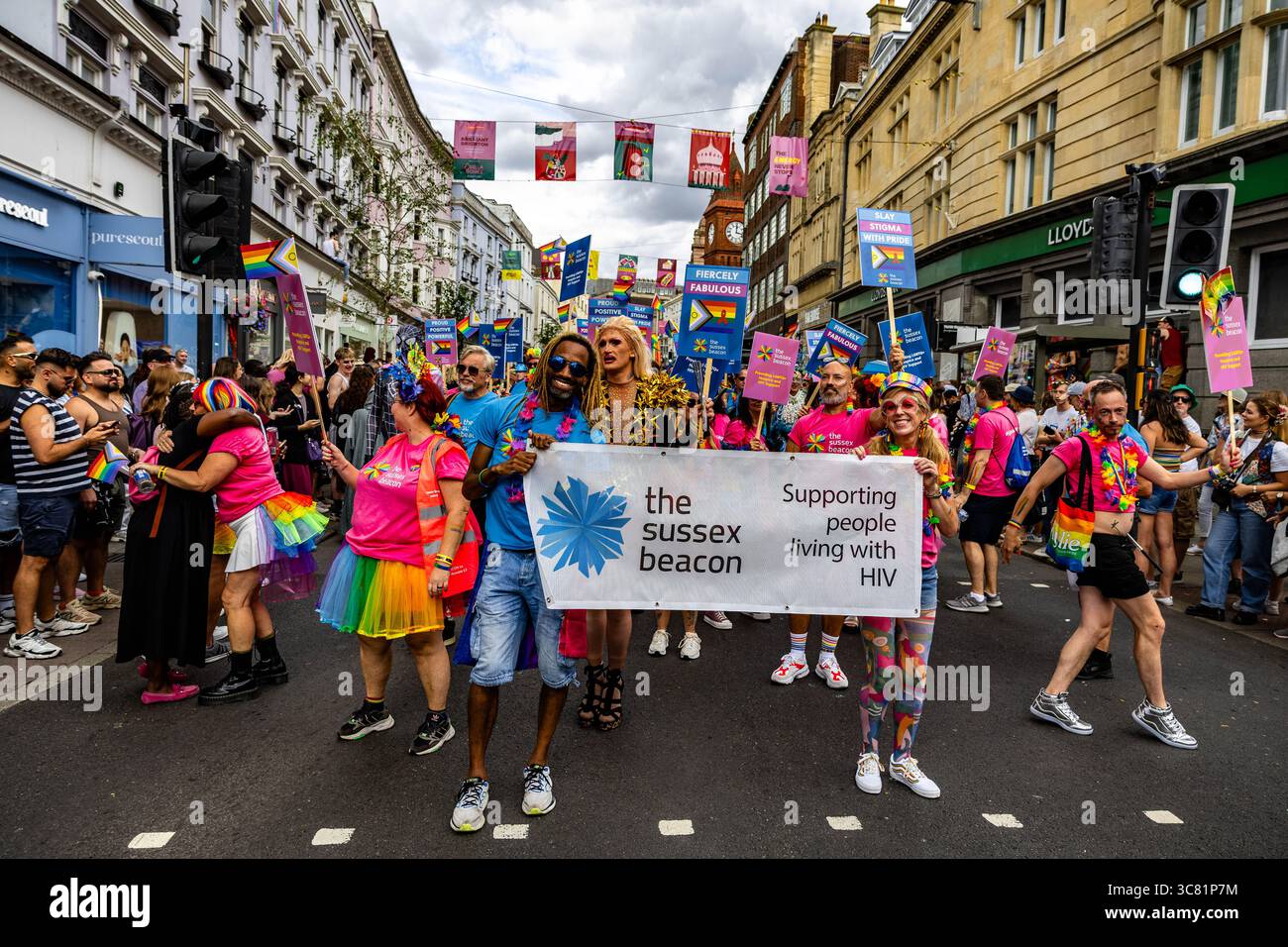 Brighton, East Sussex, UK. 2nd Aug 2025. Brighton Pride 2025 saw tens ...