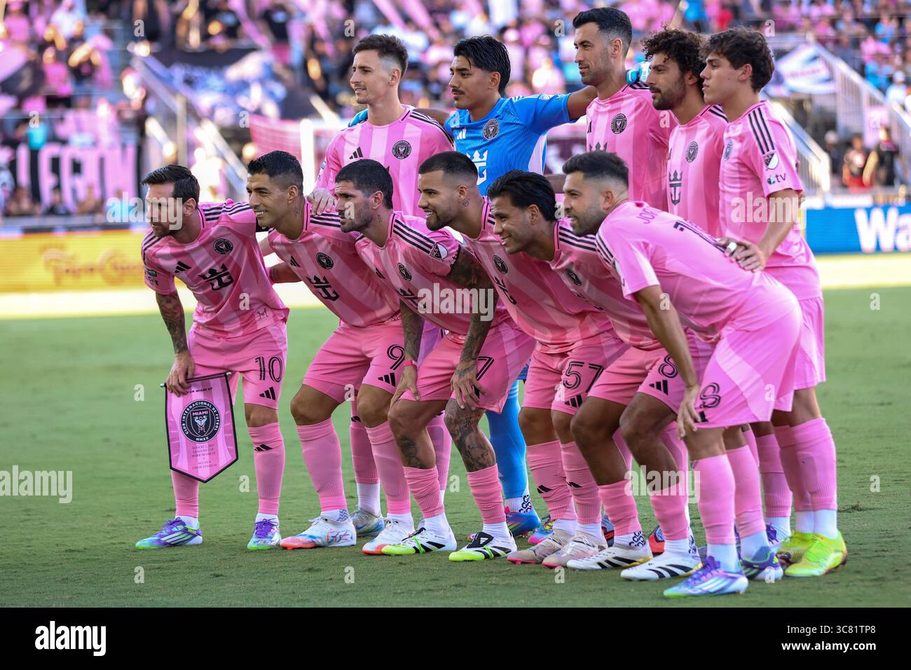 FT. LAUDERDALE, FL - AUGUST 02: Inter Miami players pose for a ...