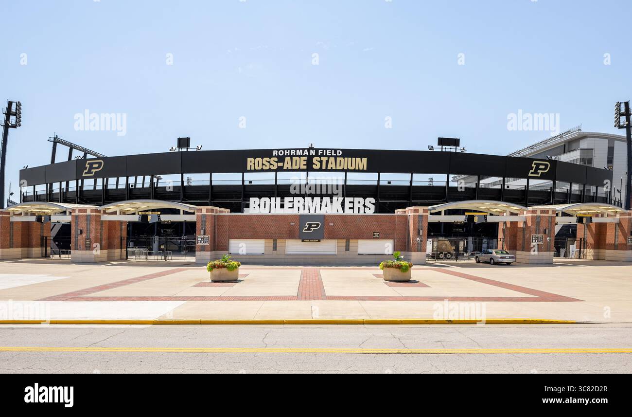 Ross-Ade Stadium is home to the Purdue University Boilermakers football ...