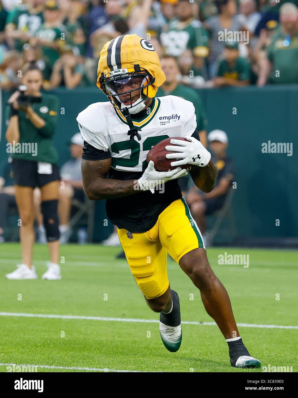 August 2, 2025: Green Bay Packers wide receiver Matthew Golden (22 ...