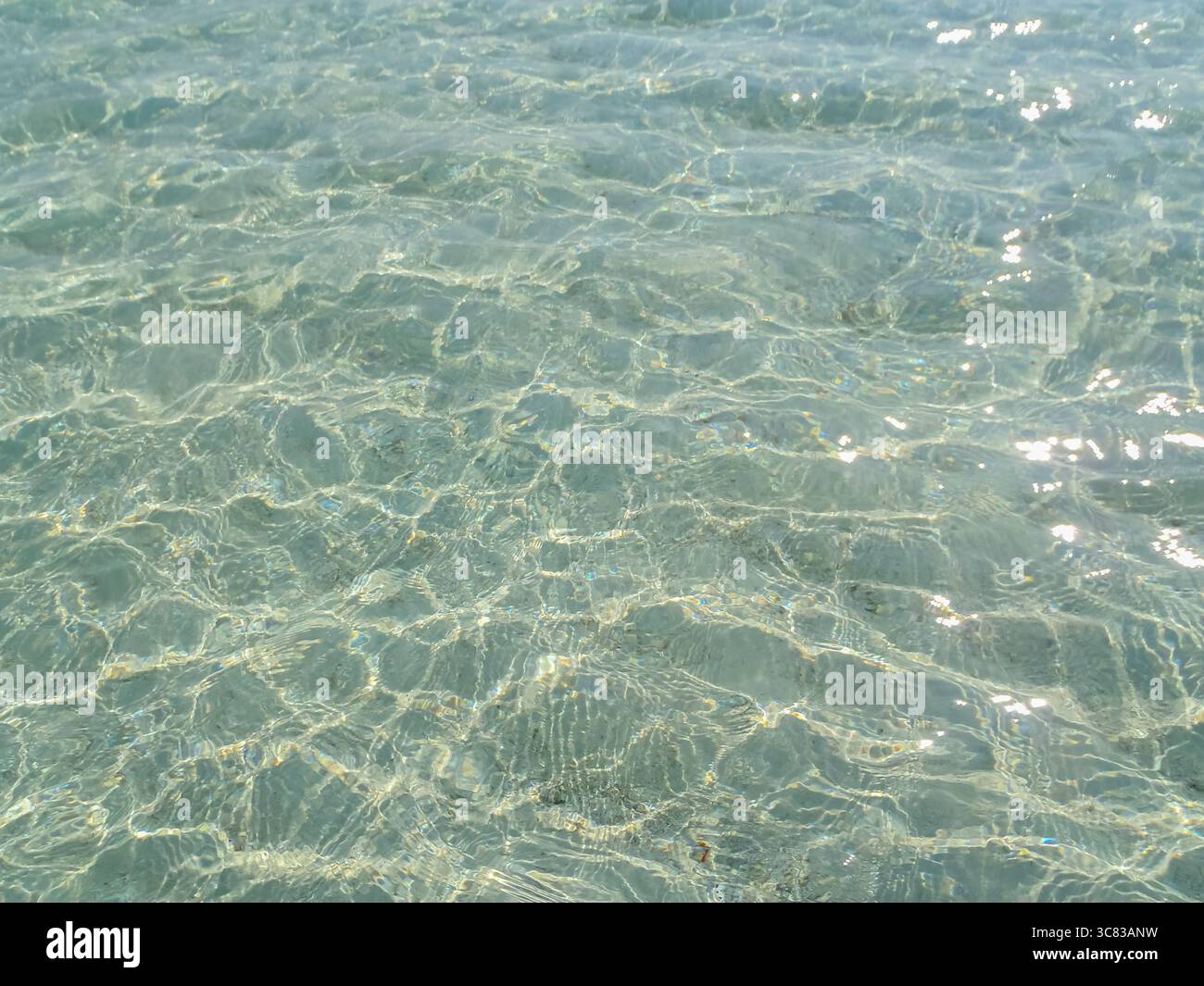 Crystal Clear Water Sunlight Patterns Stock Photo - Alamy