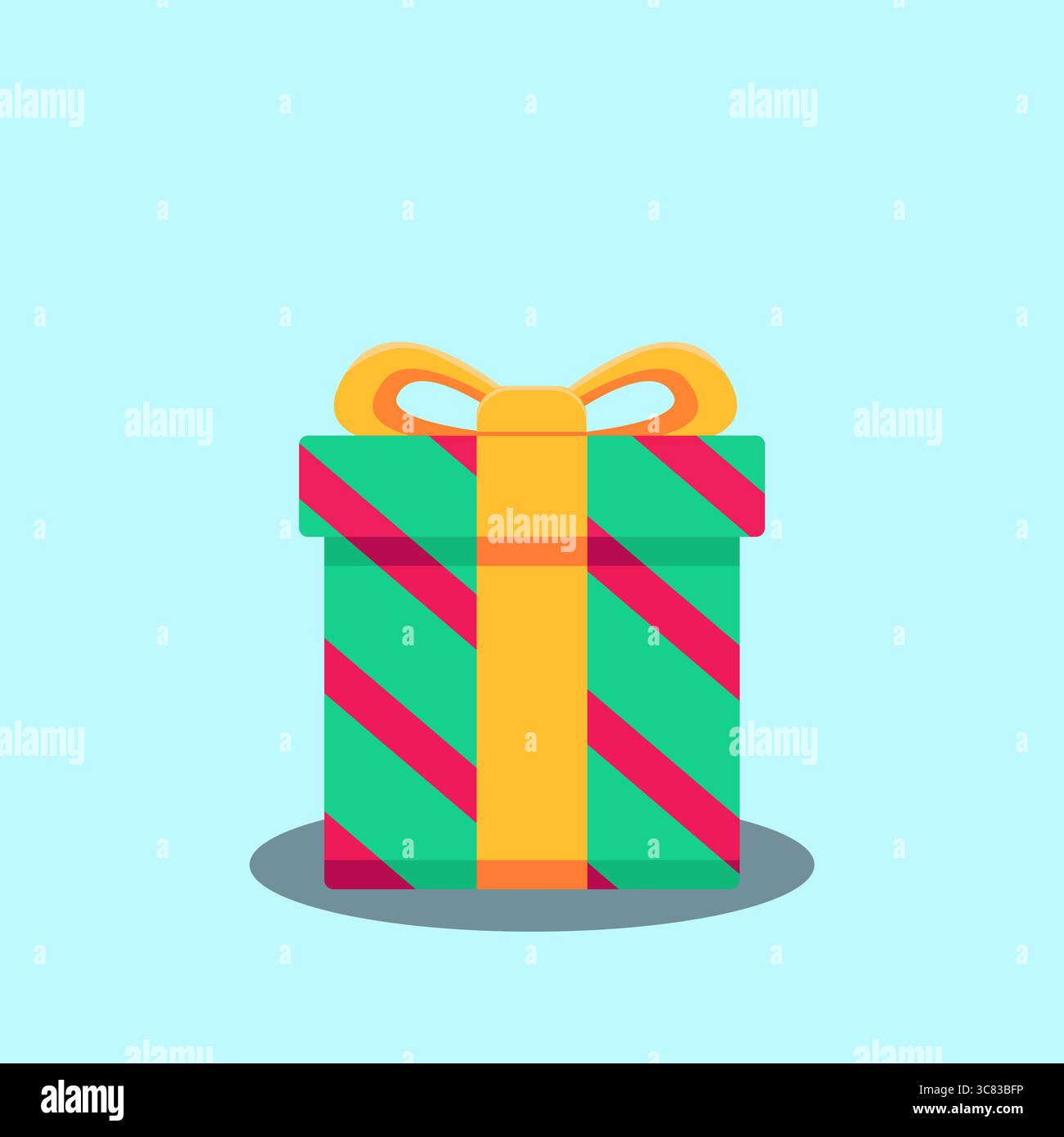 Gift giving holiday greeting Stock Vector Images - Alamy