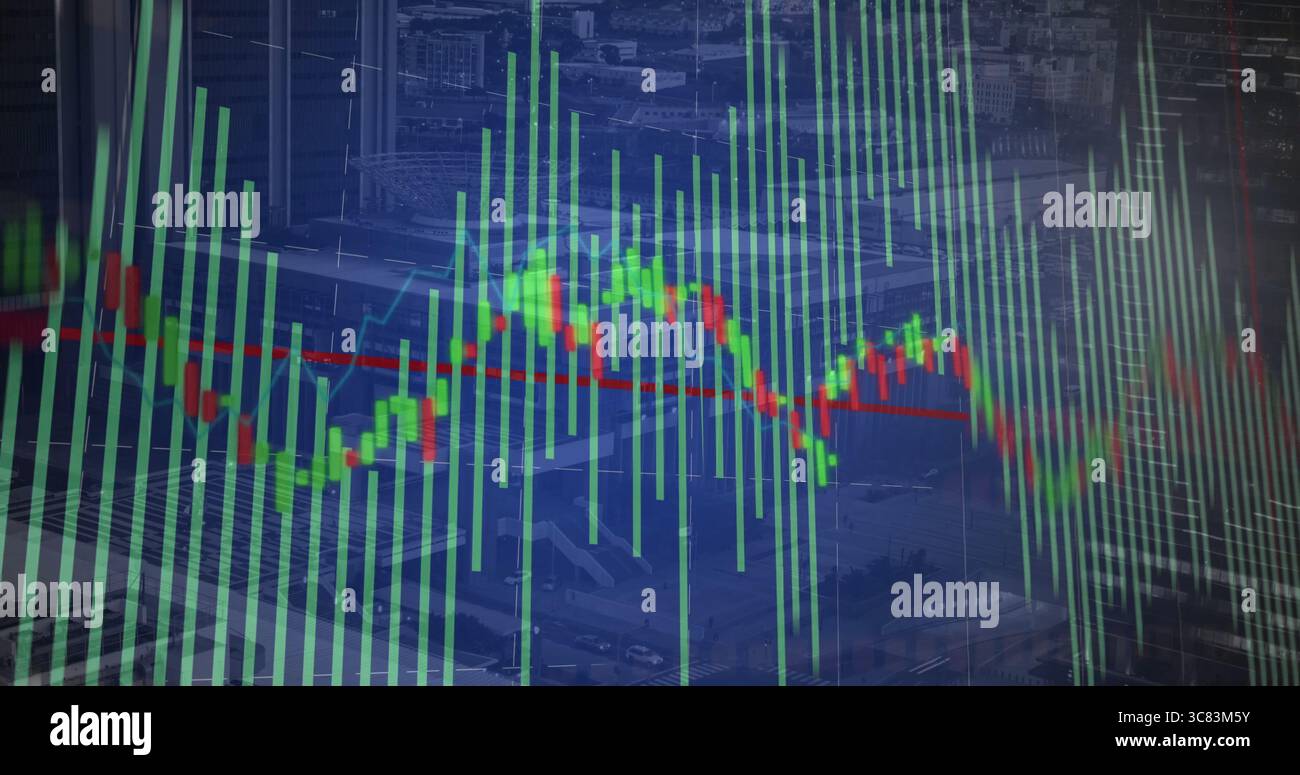 Showing candlestick chart plotting hi-res stock photography and images ...
