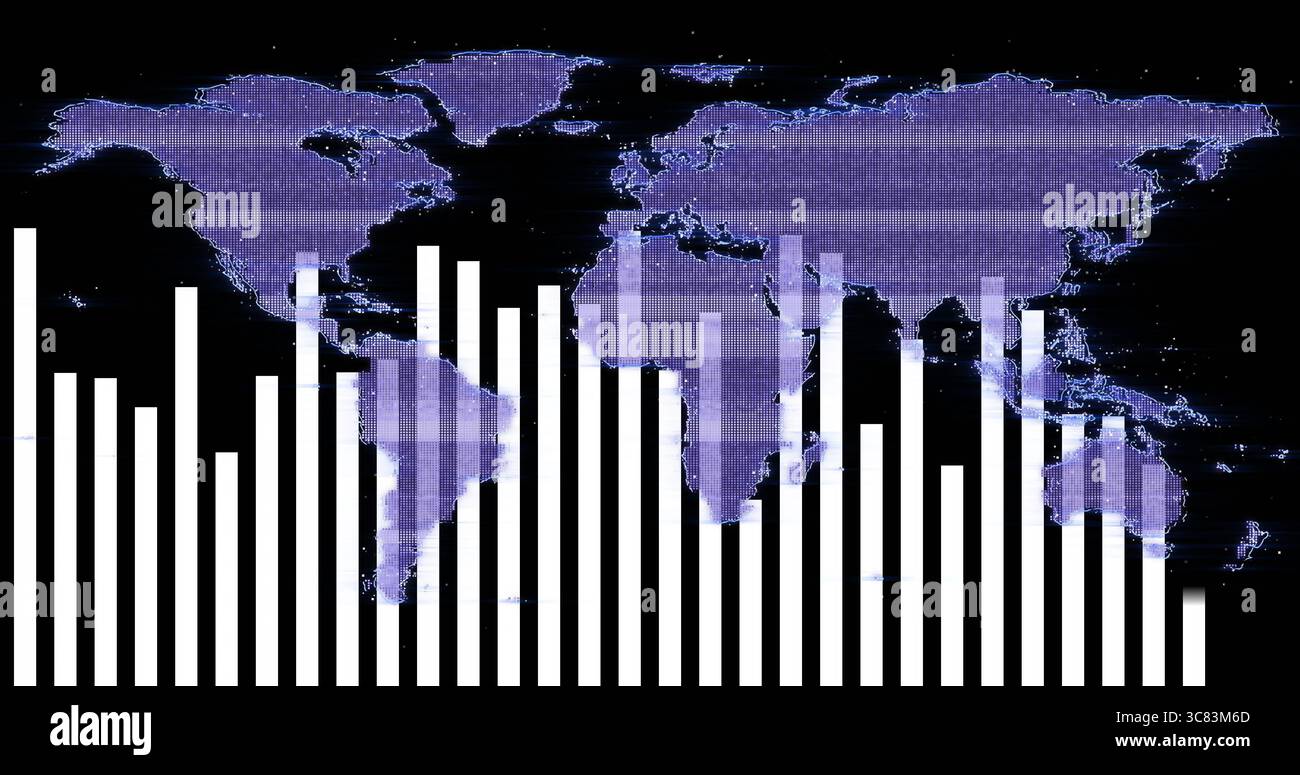 White vertical bar chart overlaying hi-res stock photography and images ...