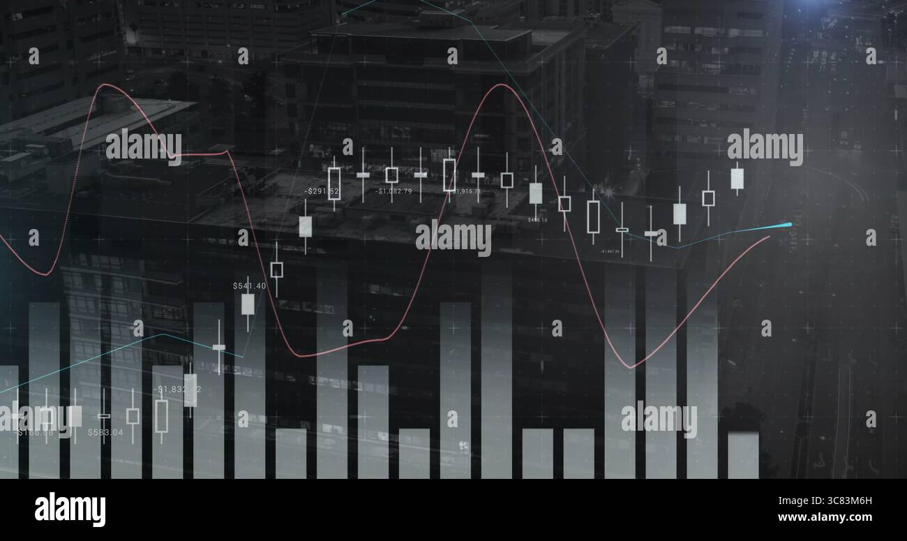 Displaying financial chart lines hi-res stock photography and images ...