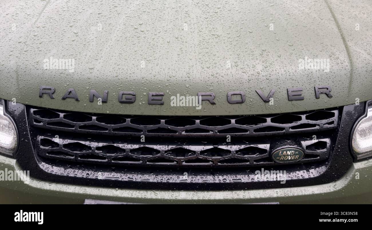 Yerevan, Armenia, May 15, 2025: Front view Land Rover Range Rover Sport ...