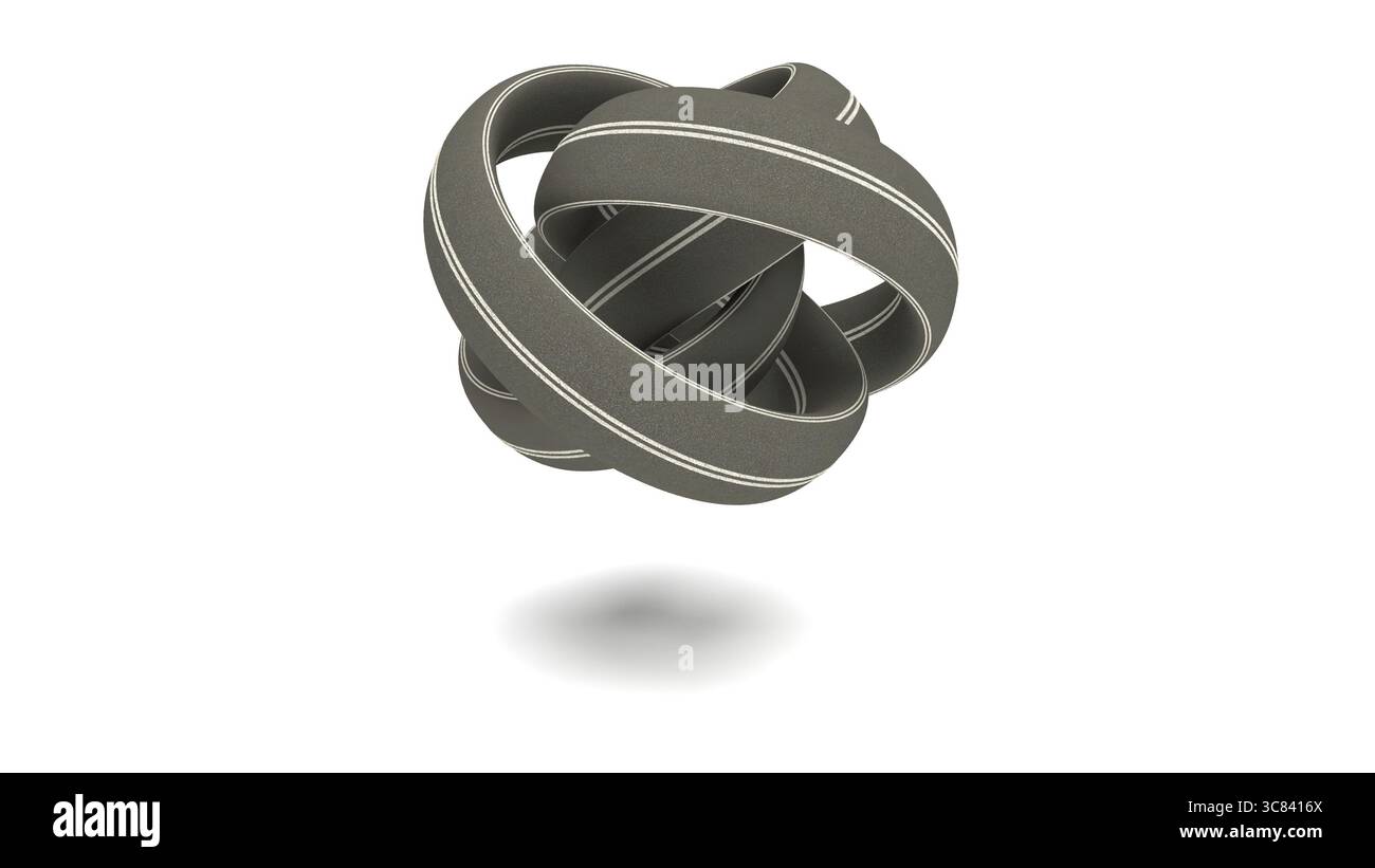 The endless road Cut Out Stock Images & Pictures - Alamy