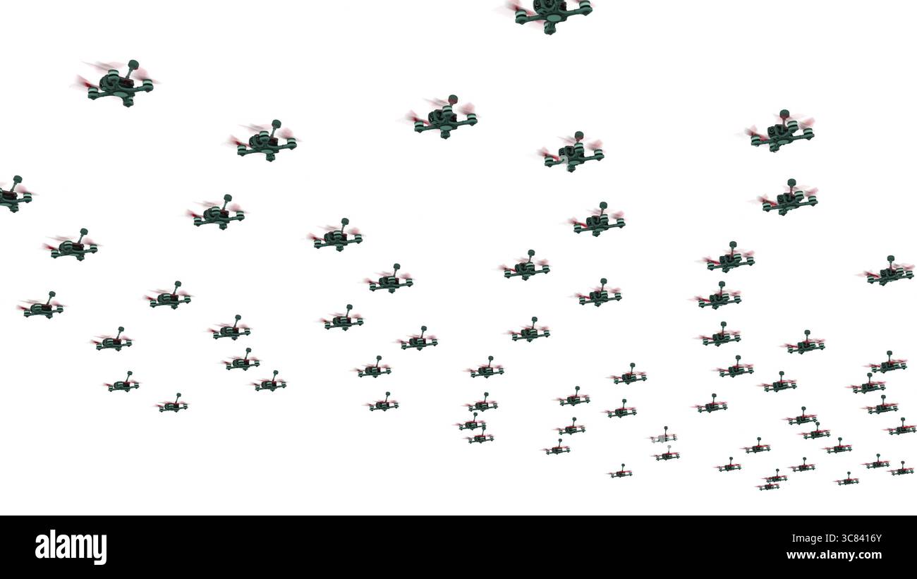 Swarm security drones surveillance camera hi-res stock photography and ...