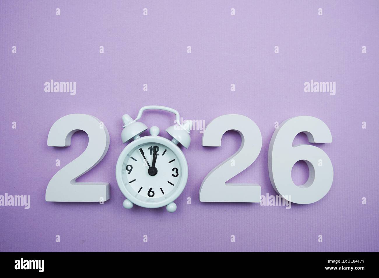 New year clock 2026 hi-res stock photography and images - Alamy