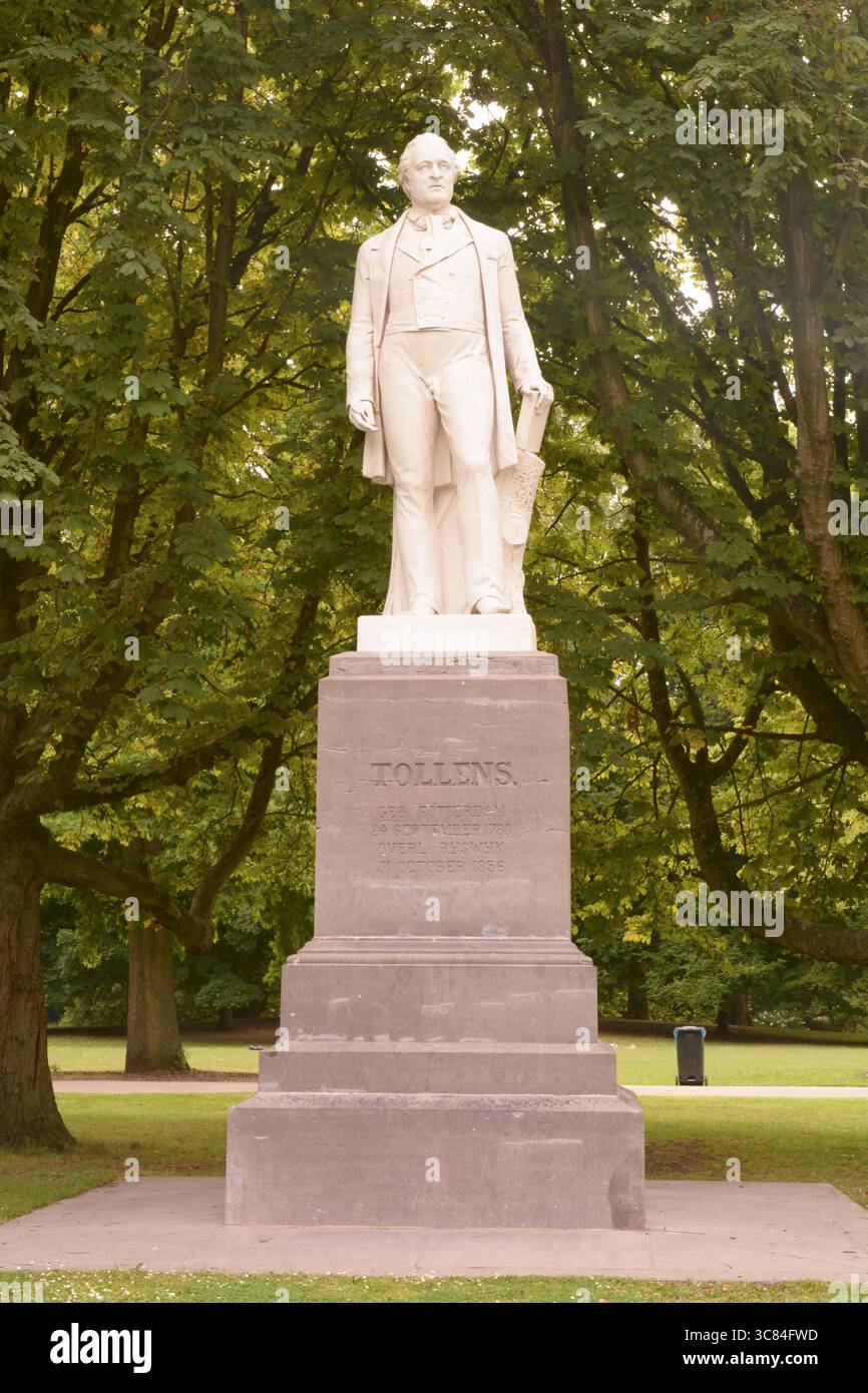 Tollens monument by jh stracke unveiled in 1860 in hi-res stock ...
